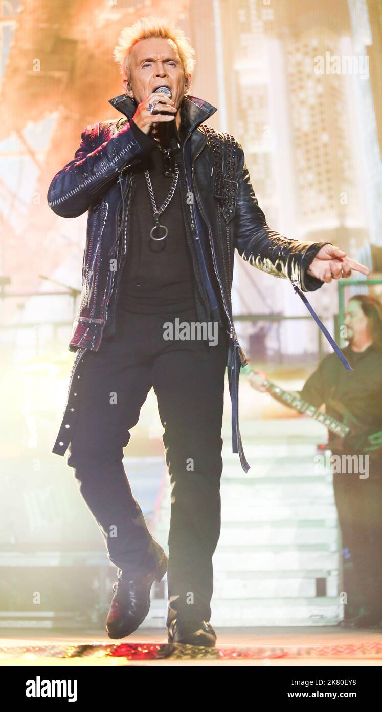 London England, UK. 19th Oct, 2022. Billy Idol performance at ovo arena ...