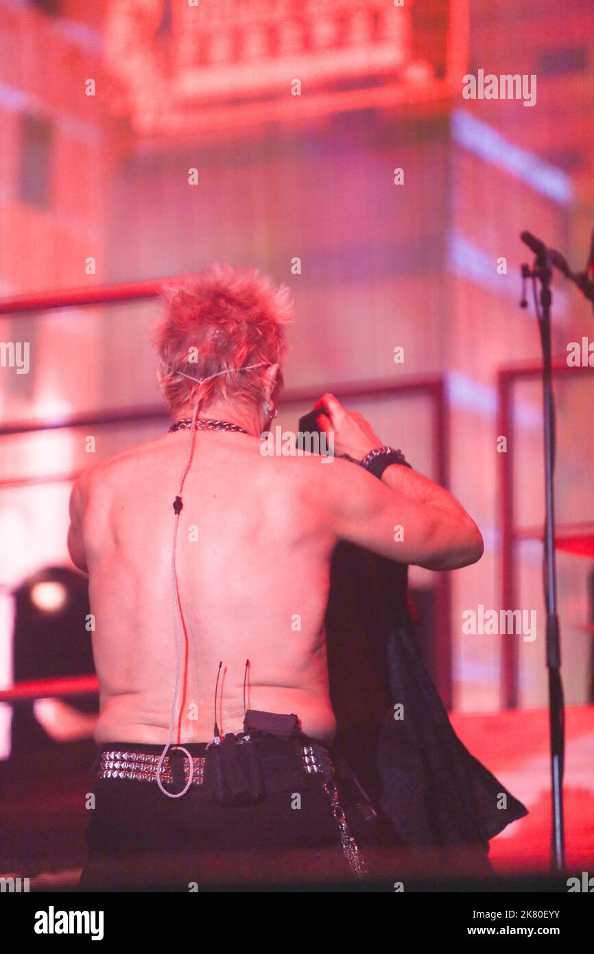 London England, UK. 19th Oct, 2022. Billy Idol performance at ovo arena ...