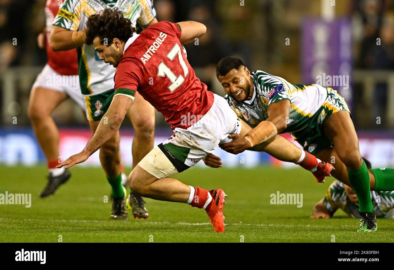 Leigh, United Kingdom. 19th Oct, 2022. Rugby league world cup 2021 ...