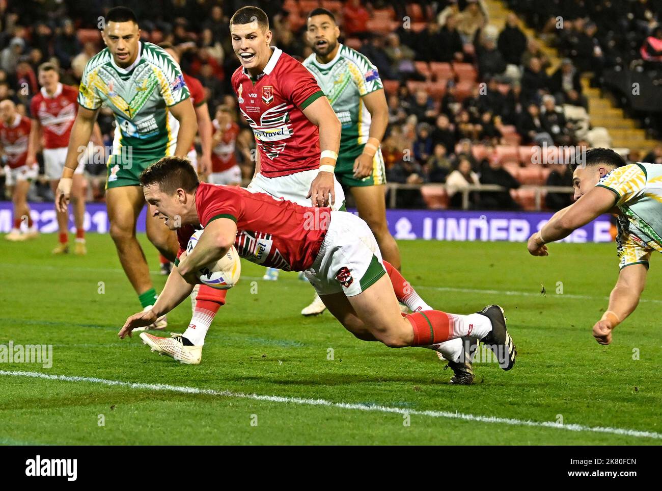 Leigh, United Kingdom. 19th Oct, 2022. Rugby league world cup 2021 ...