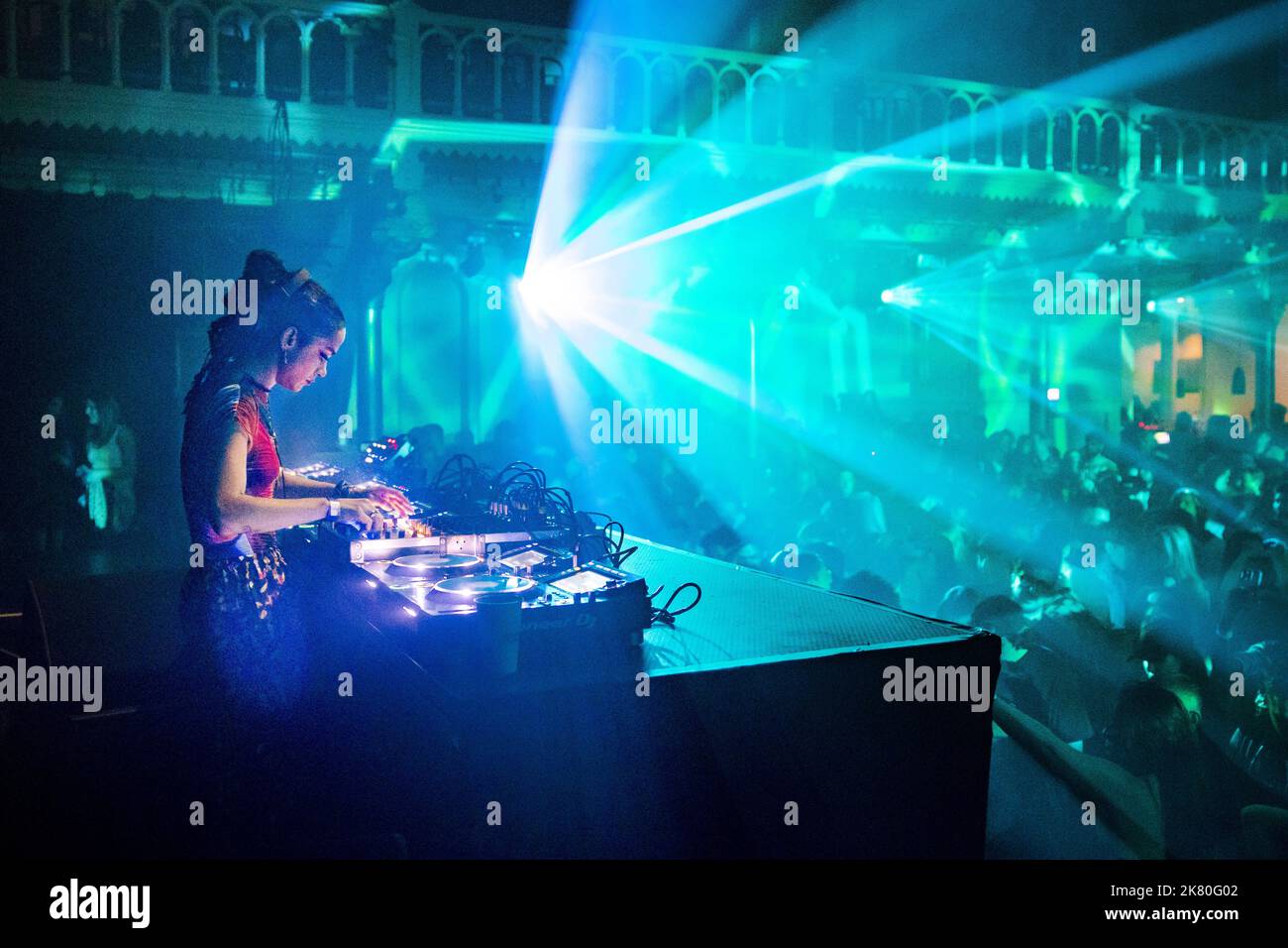 2022-10-20 01:03:43 AMSTERDAM - DJ CICI during a performance in ...
