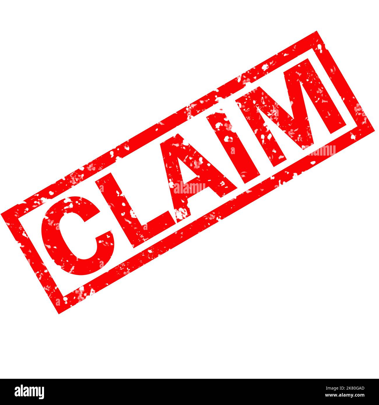 Claim red grunge rubber stamp on white background. Claim stamp sign ... Claim red grunge rubber stamp on white background. Claim stamp sign ...
