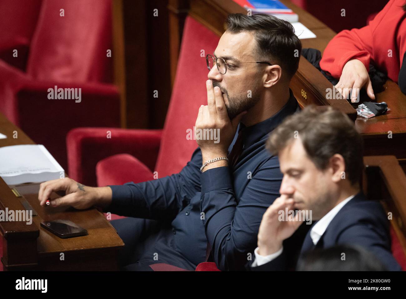 Deputy, Emmanuel Fernandes attends a session of Questions to the ...