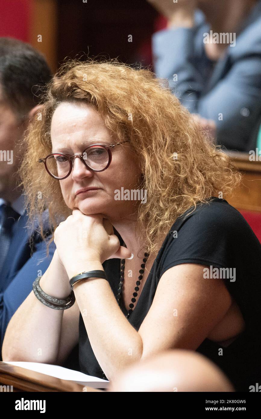 Deputy Anne-Cecile Violland attends a session of Questions to the ...
