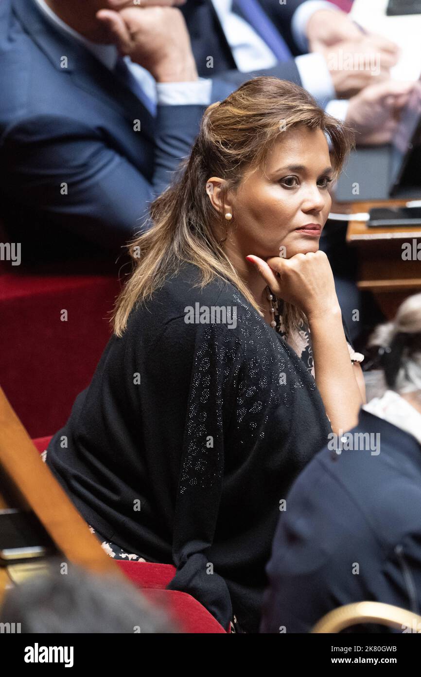 Deputy, Maud Petit attends a session of Questions to the Government at ...