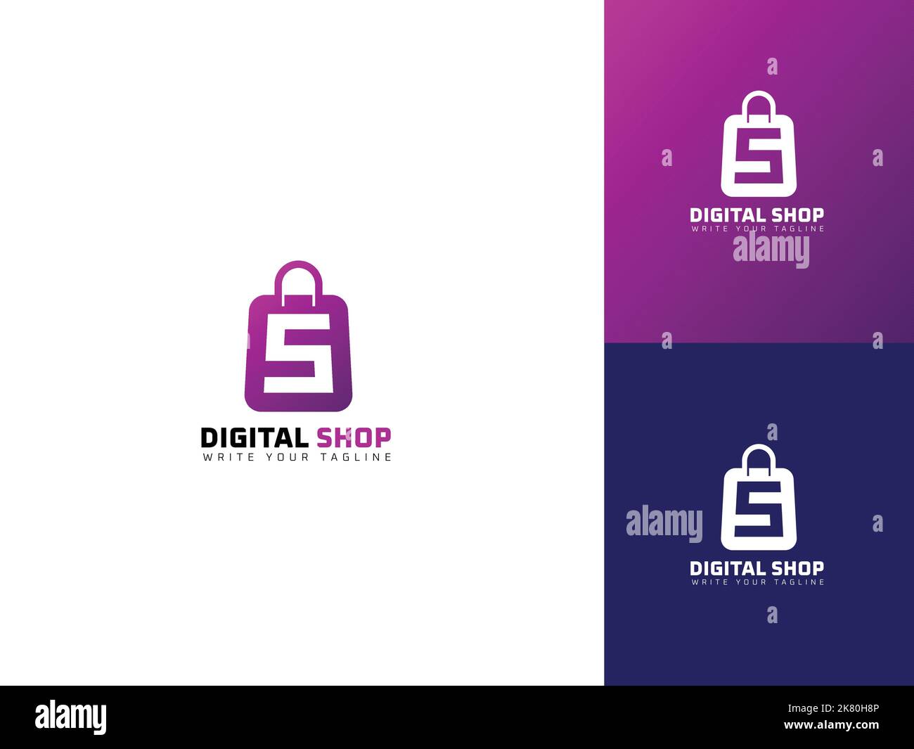 Online shopping logo vector for ecommerce web store Stock Vector Image ...