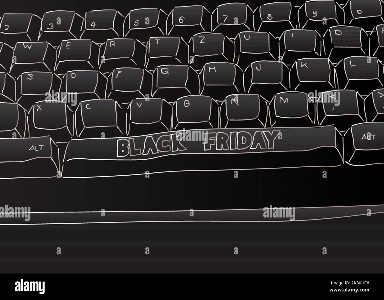 Keyboard black Stock Vector Images - Alamy
