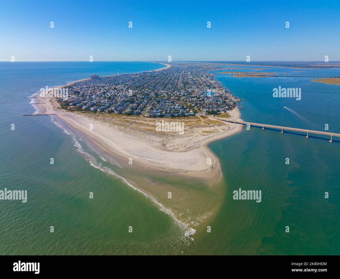 Aerial view egg harbor town hi-res stock photography and images - Alamy