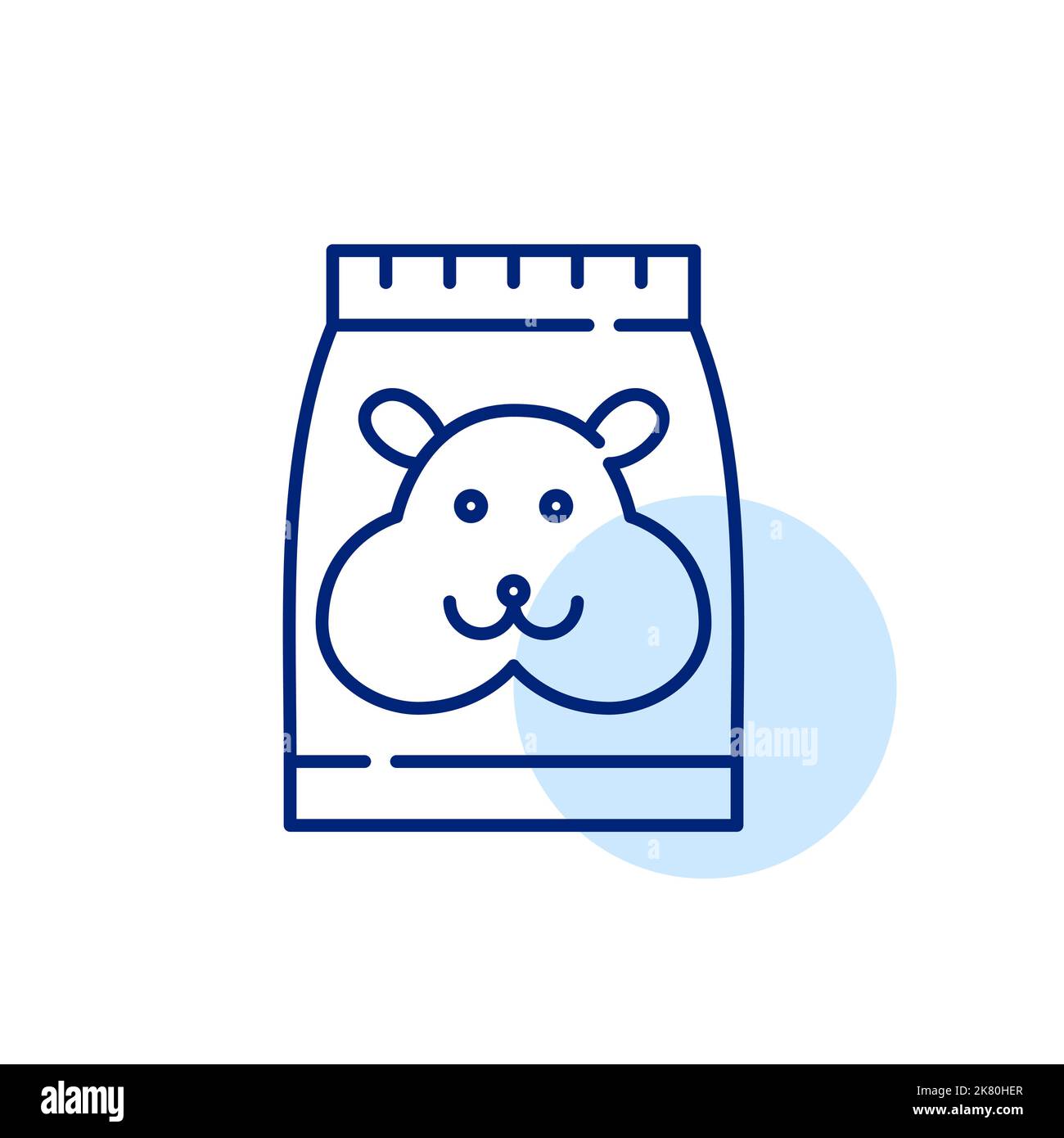 Hamster food icon pack. Pixel perfect, editable stroke Stock Vector ...