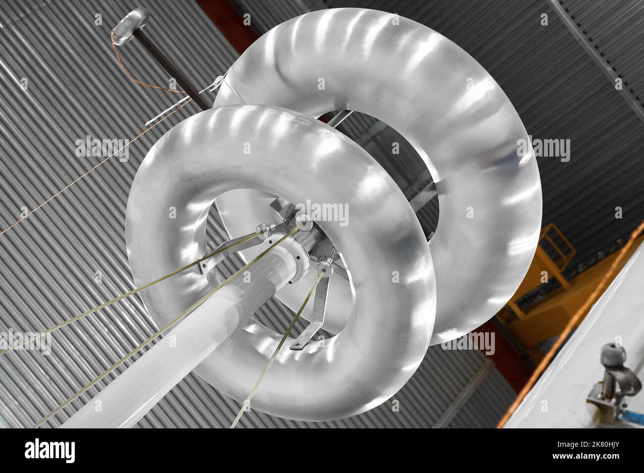 Pulse voltage generator electric equipment at tests in lab Stock Photo ...