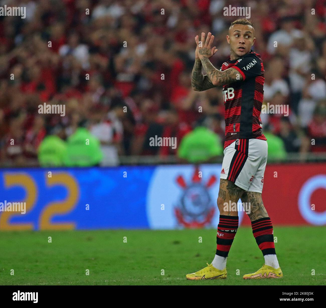 Rio De Janeiro, Brazil. 20th Oct, 2022. Everton Cebolinha do Flamengo ...