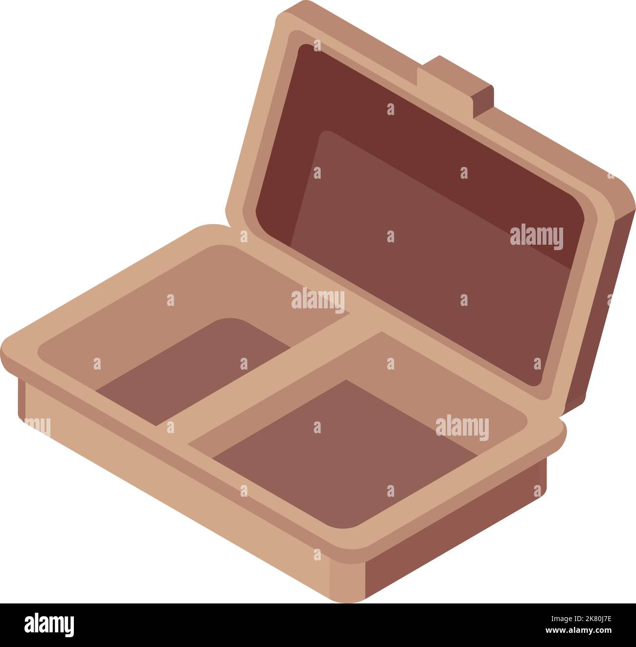 isometric empty lunch box Stock Vector Image & Art - Alamy