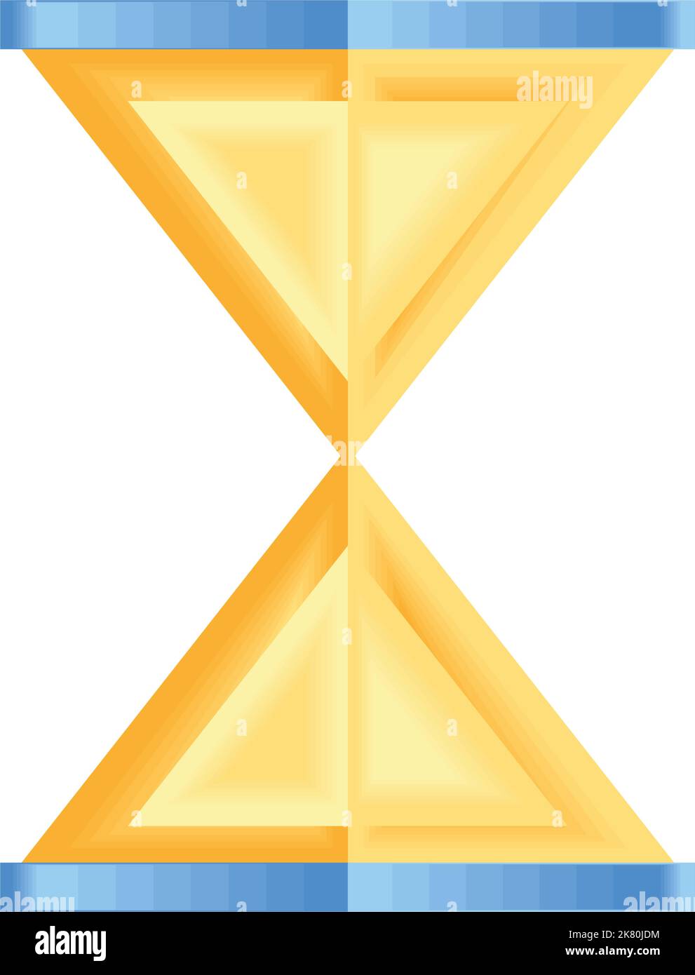 hourglass timer paper art Stock Vector Image & Art - Alamy