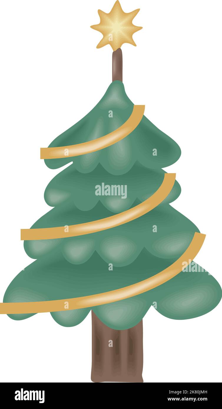 christmas tree decoration Stock Vector Image & Art - Alamy