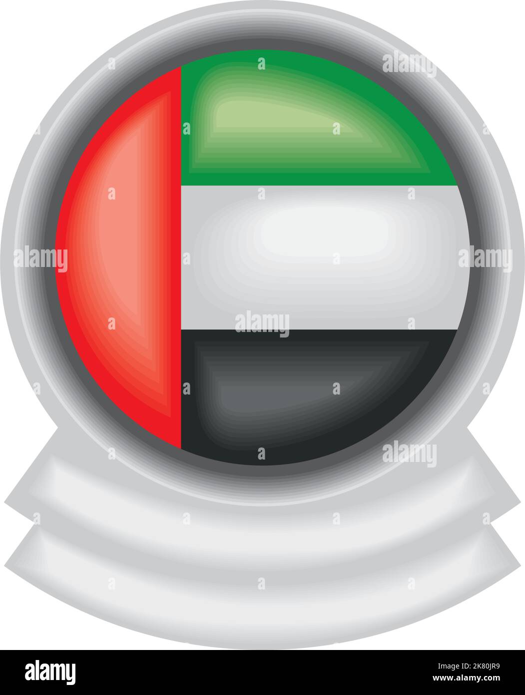 Uae emblem country round hi-res stock photography and images - Alamy