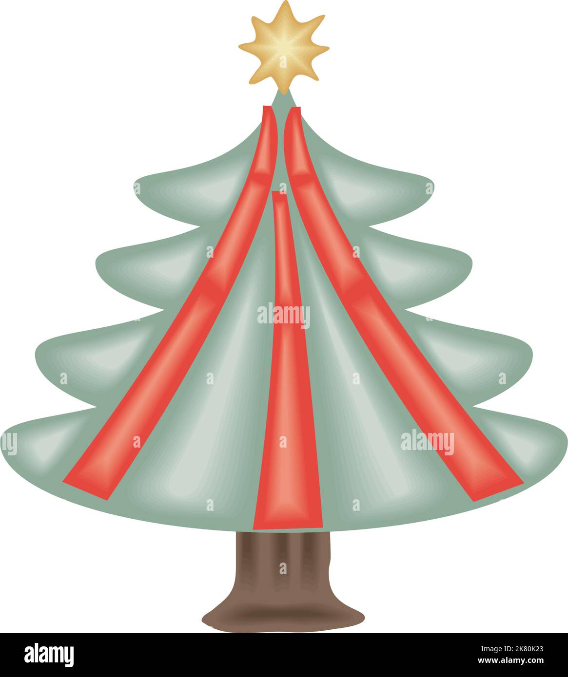 christmas tree icon isolated Stock Vector Image & Art - Alamy