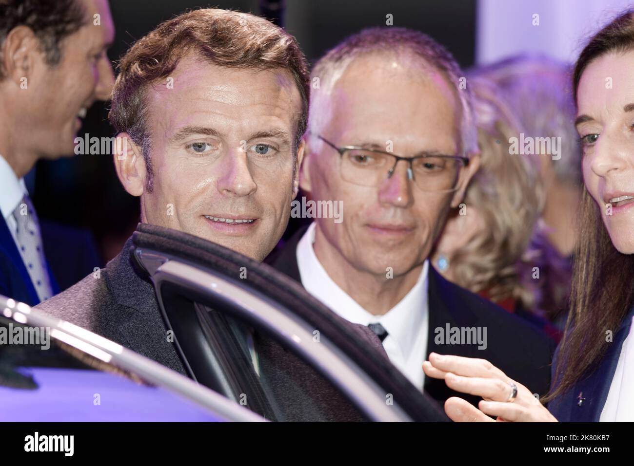 Paris, France. 17th Oct, 2022. French President Emmanuel Macron and ...