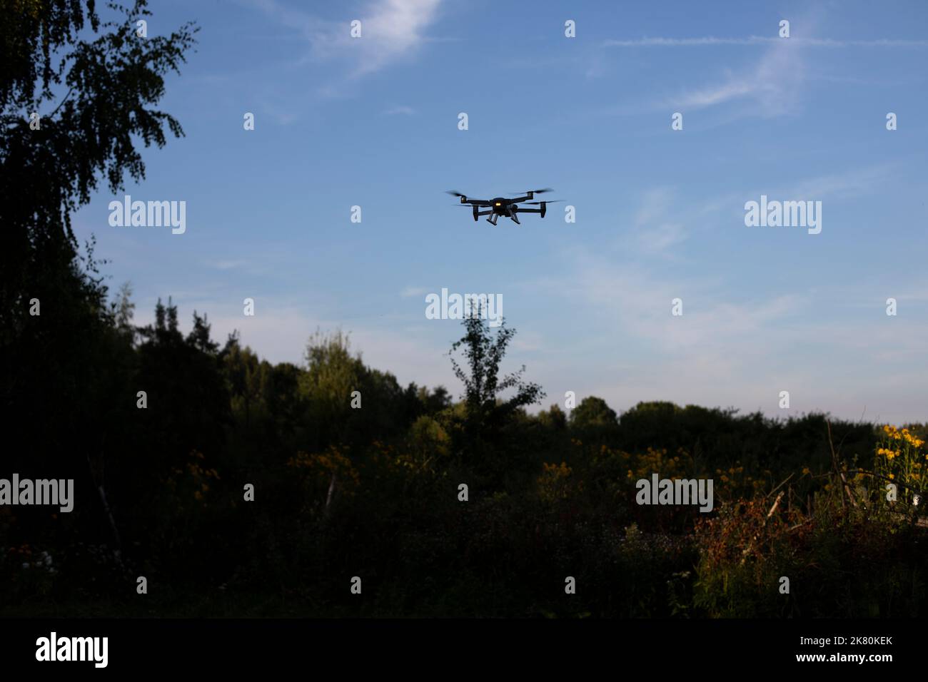 Jungle view drone flies over hi-res stock photography and images - Alamy