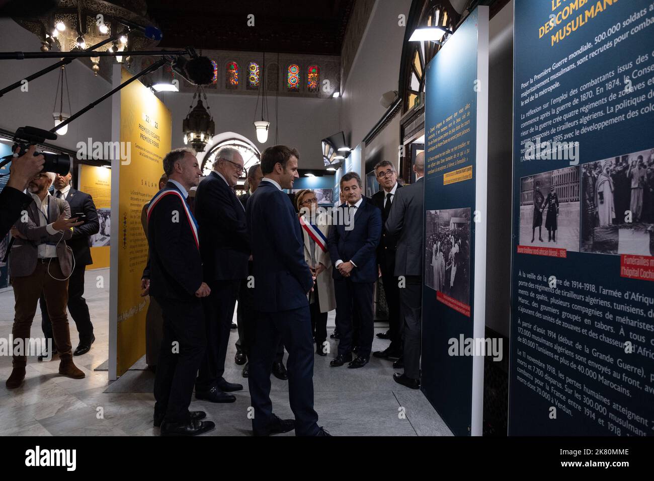 Franco-Algerian lawyer and Rector of Paris' Grand Mosque Chems-eddine ...