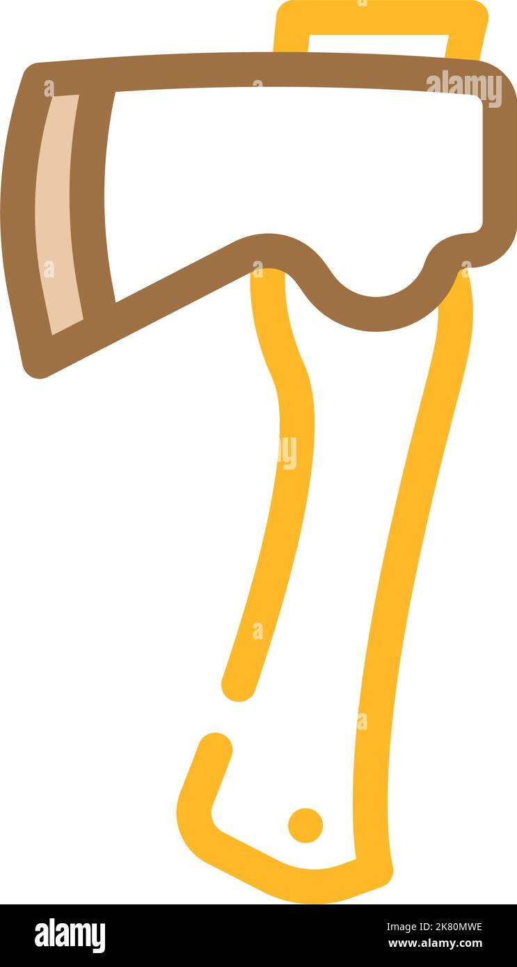 hatchet hatchet color icon vector illustration Stock Vector Image & Art ...