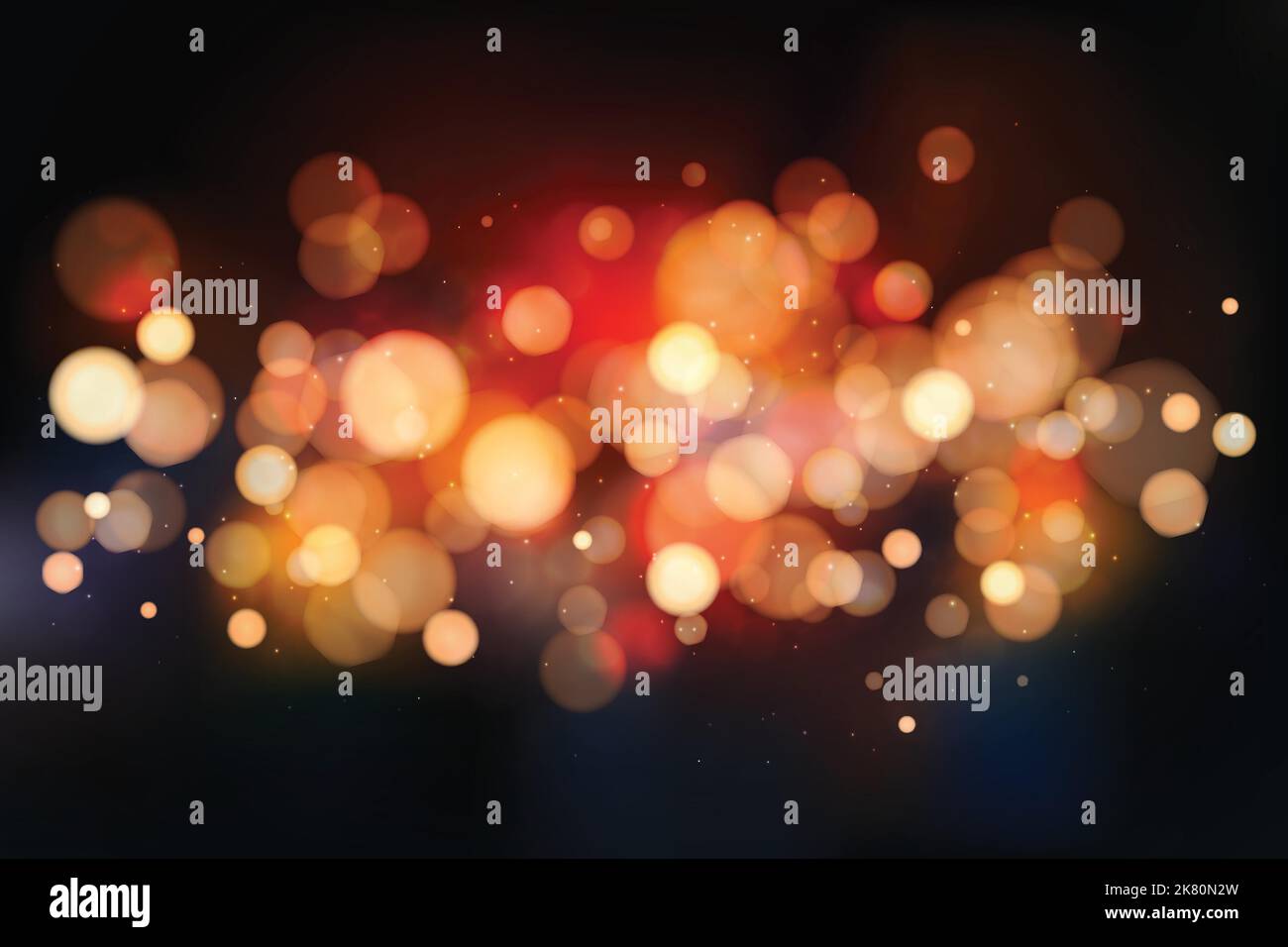 realistic bokeh lights background vector design illustration Stock ...