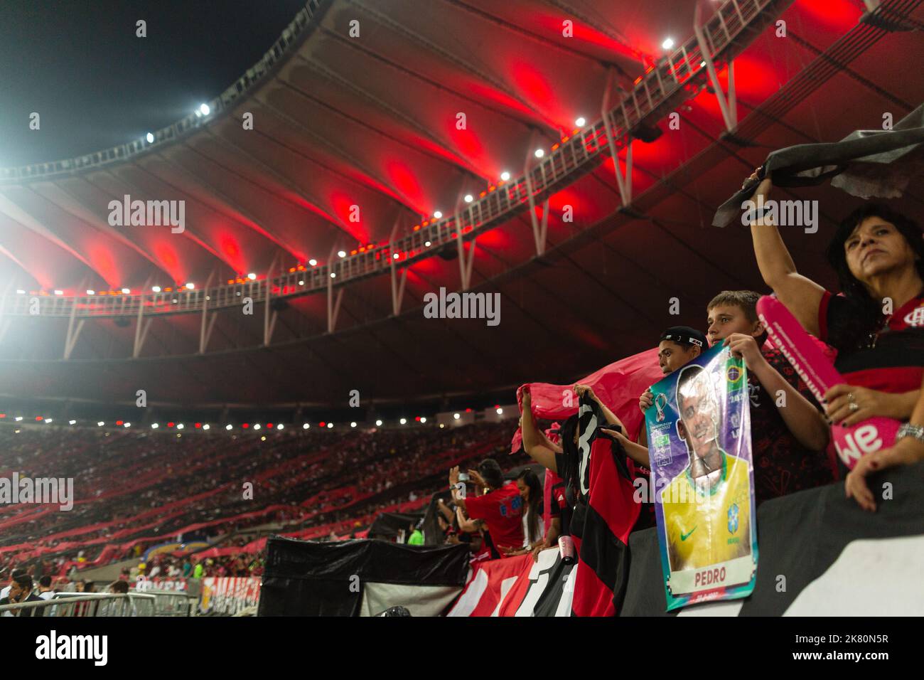 October 11, 2022, Rio de Janeiro, Brazil: MARACANA of Flamengo during ...