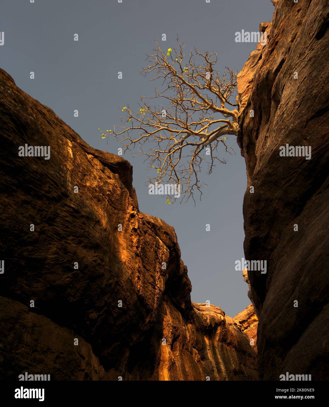 Badami Canyon. Badami, Karnataka, India Stock Photo - Alamy