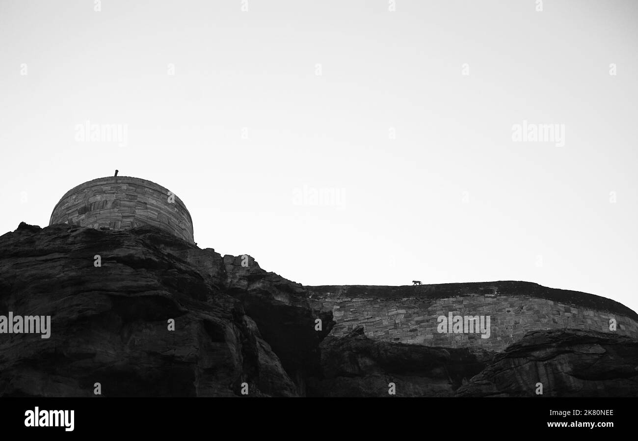 Badami / Vatapi Fort. Badami, Karnataka, India Stock Photo - Alamy