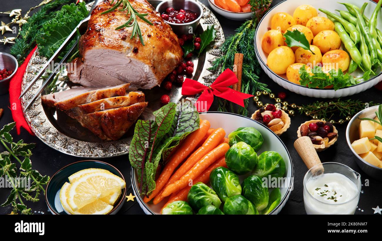 Traditional christmas dinner hi-res stock photography and images - Alamy