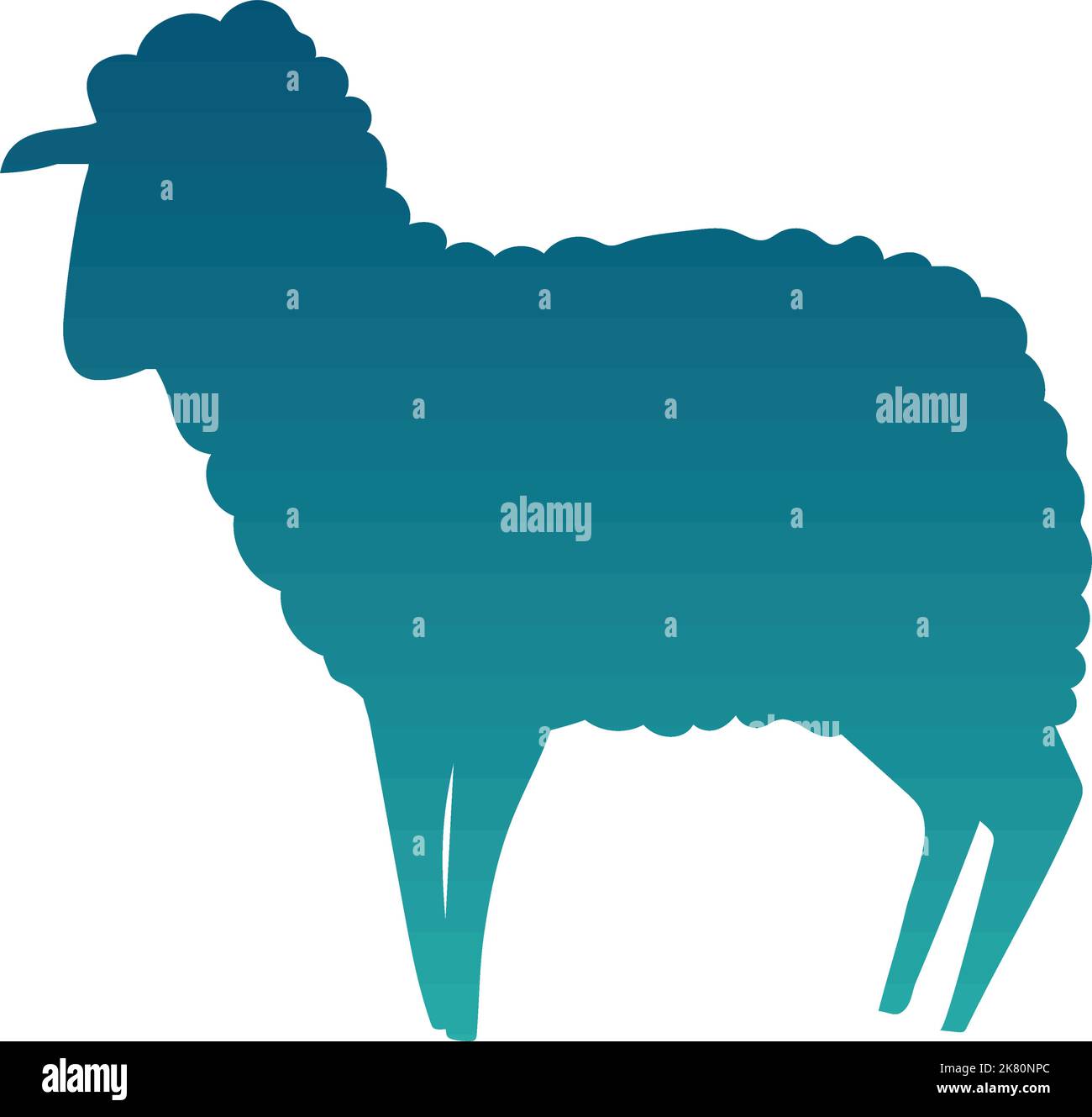 sheep silhouette icon Stock Vector Image & Art - Alamy