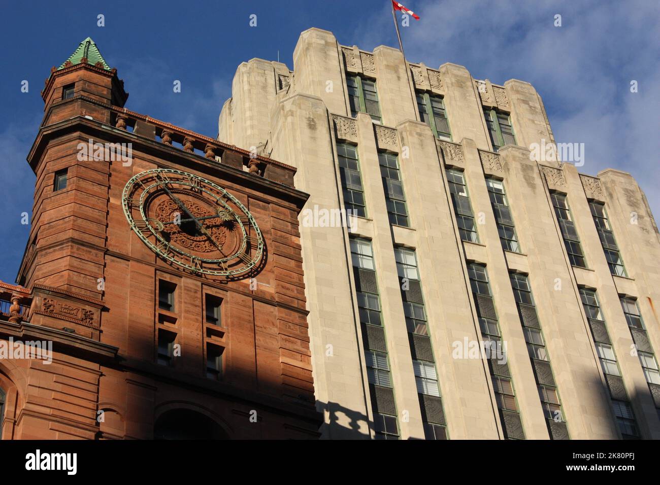 The New York Life and Aldred Buildings on Place D'Armes, Montreal ...