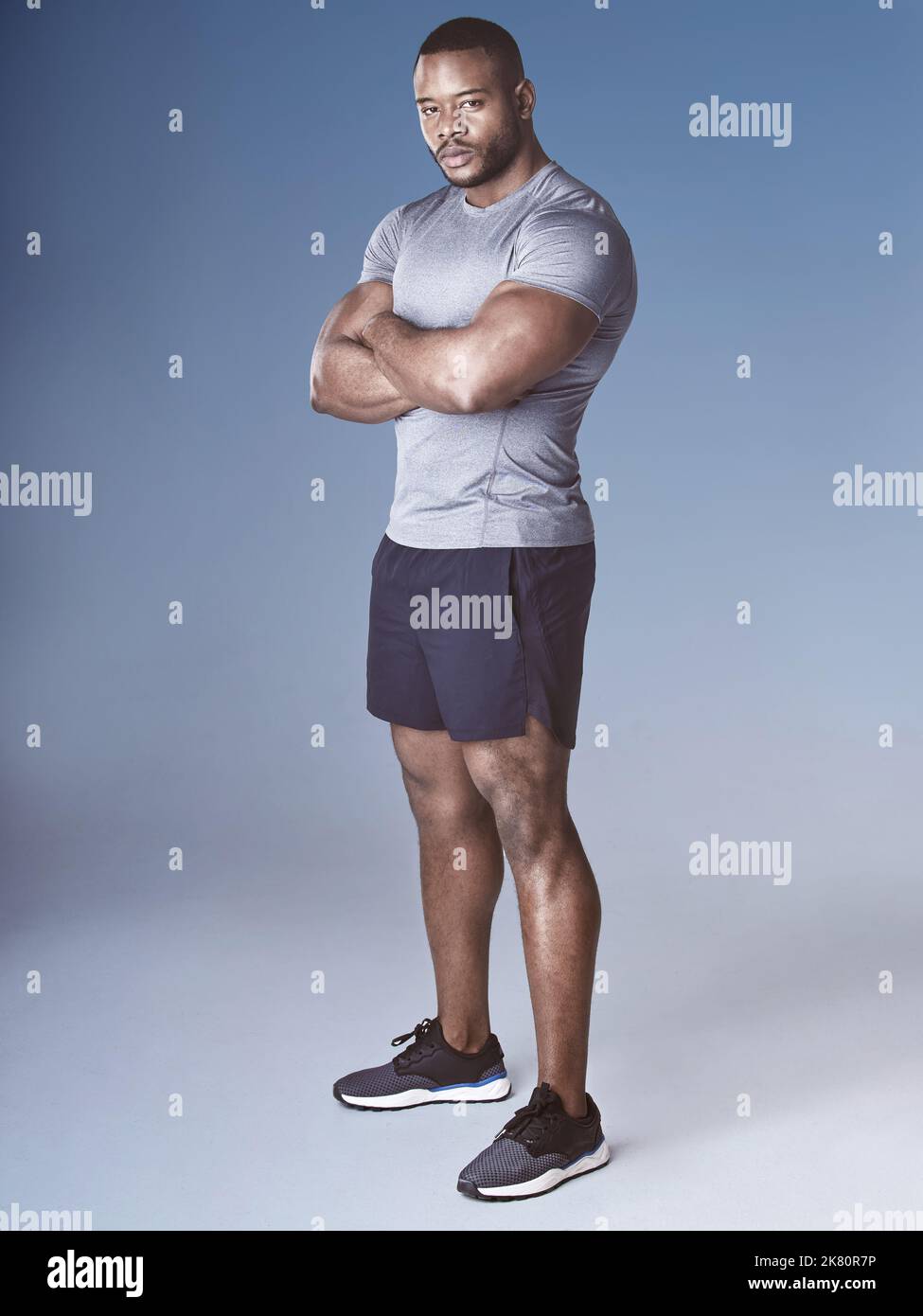 Im always ready for the next challenge. Full length shot of a handsome young man standing alone ...