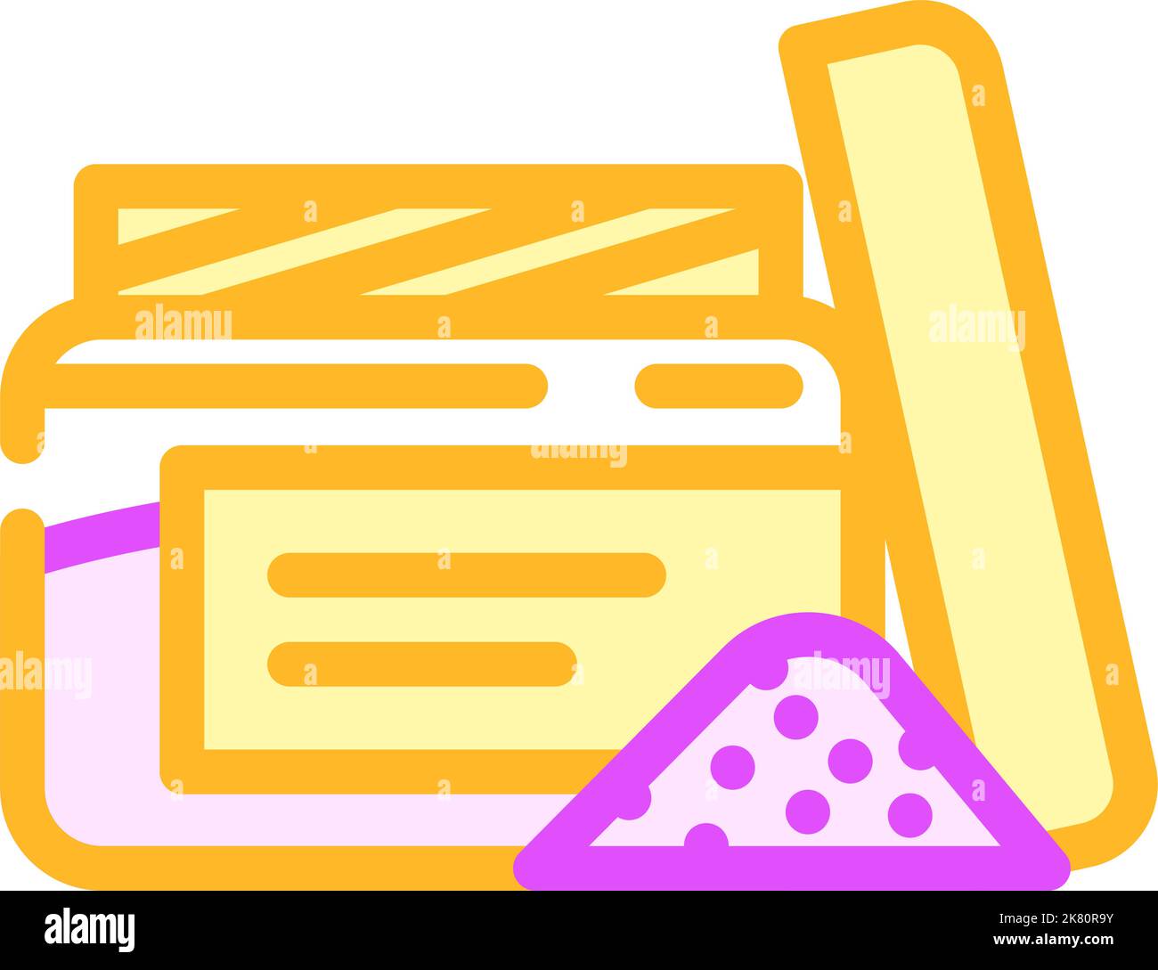 scrub salt color icon vector illustration Stock Vector Image & Art - Alamy