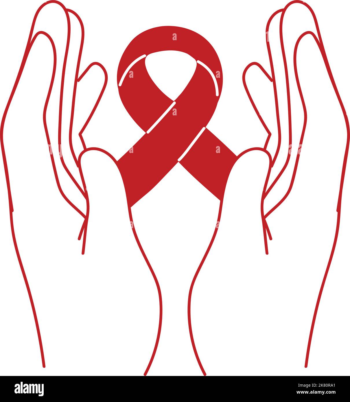 Hiv hands Stock Vector Images - Alamy
