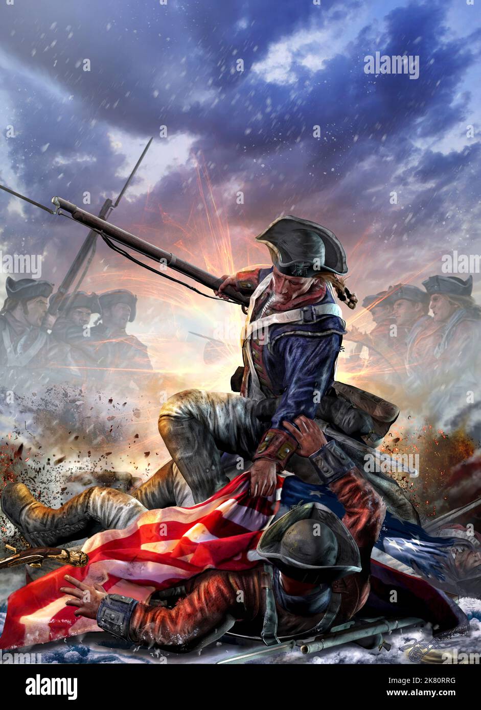 British Soldier In The Revolutionary War