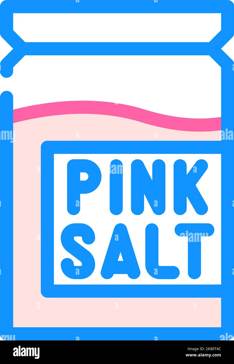 himalayan pink salt color icon vector illustration Stock Vector Image ...