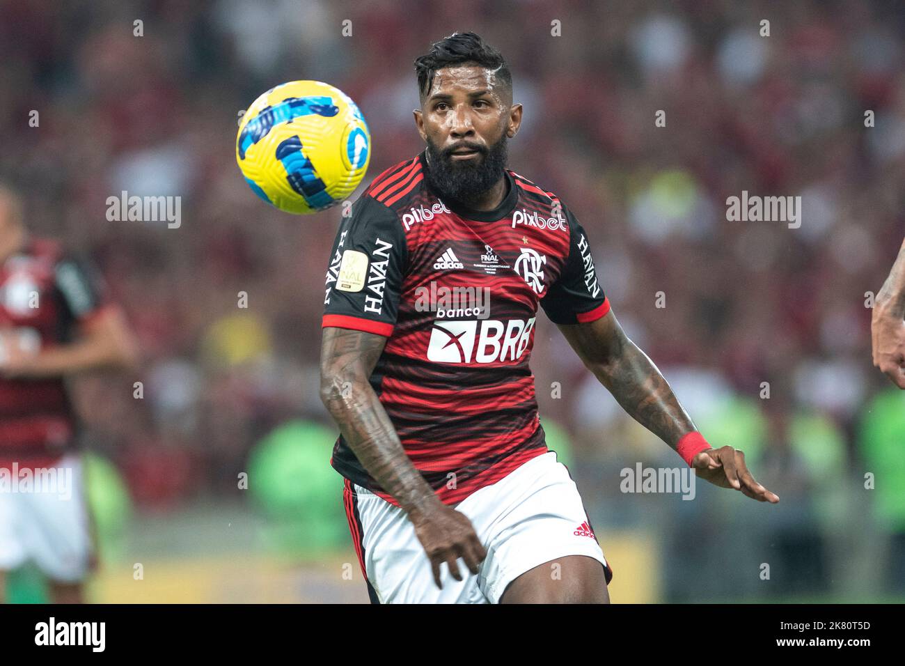 Rio, Brazil - October 19, 2022: Rodnei player in match between Flamengo ...