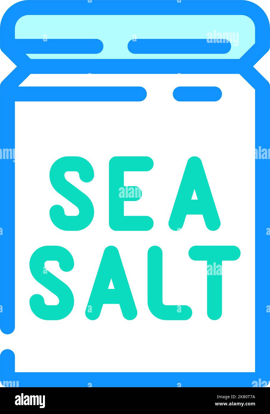 sea salt color icon vector illustration Stock Vector Image & Art - Alamy
