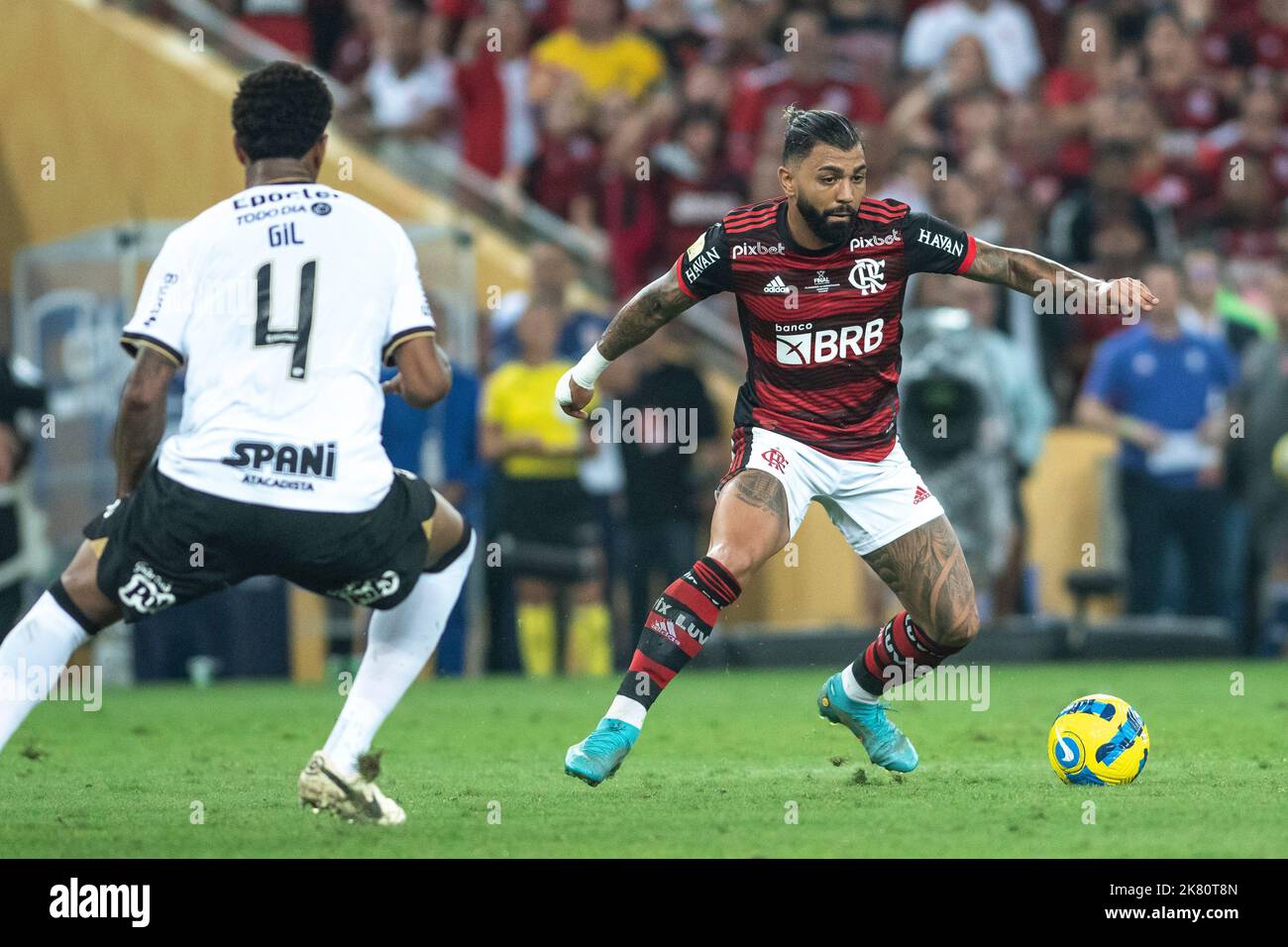 Rio, Brazil - October 19, 2022: Gabriel Barbosa (Gabigol) player in ...
