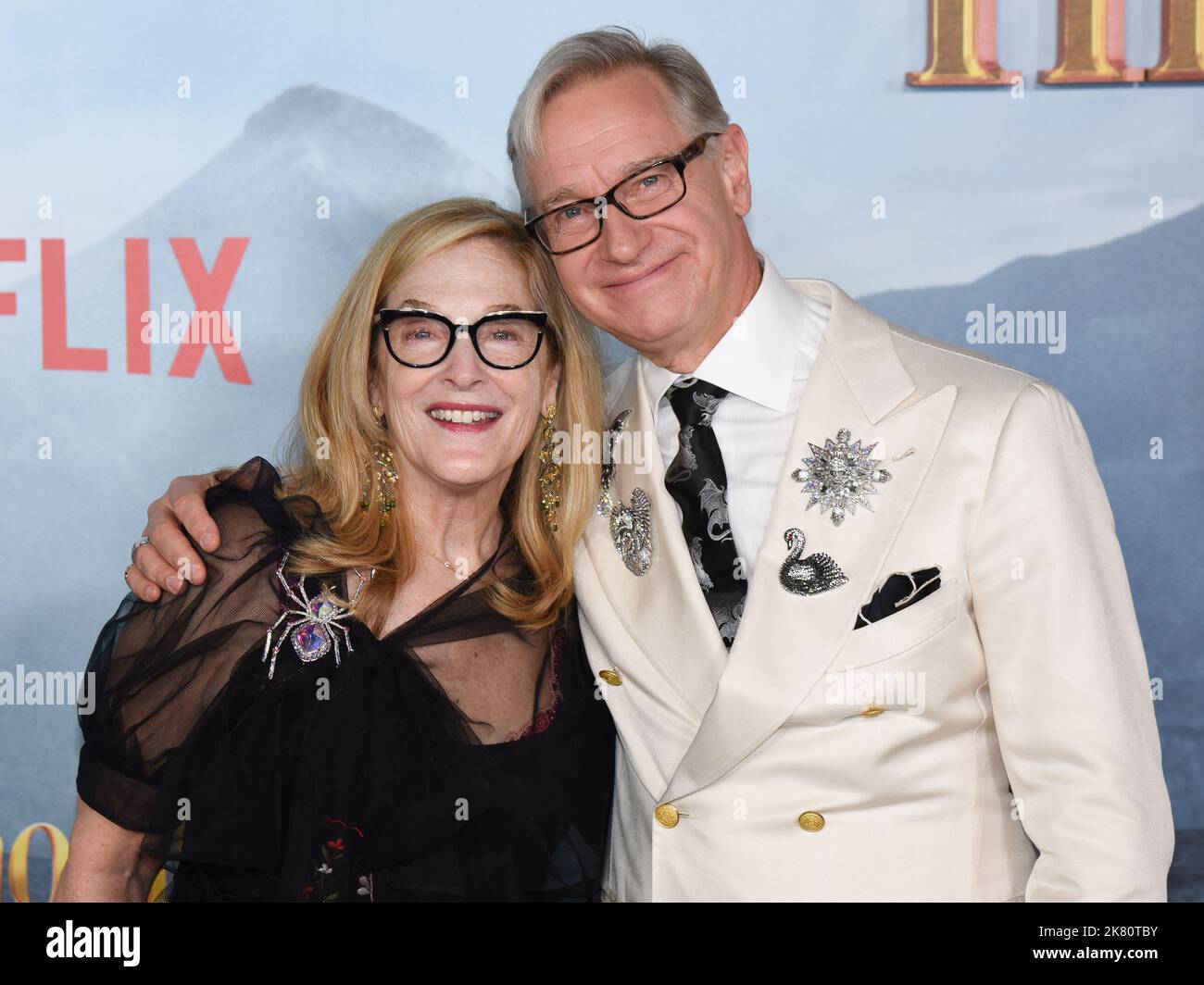 October 18, 2022, Westwood, California, USA: Laurie Feig and Paul Feig ...