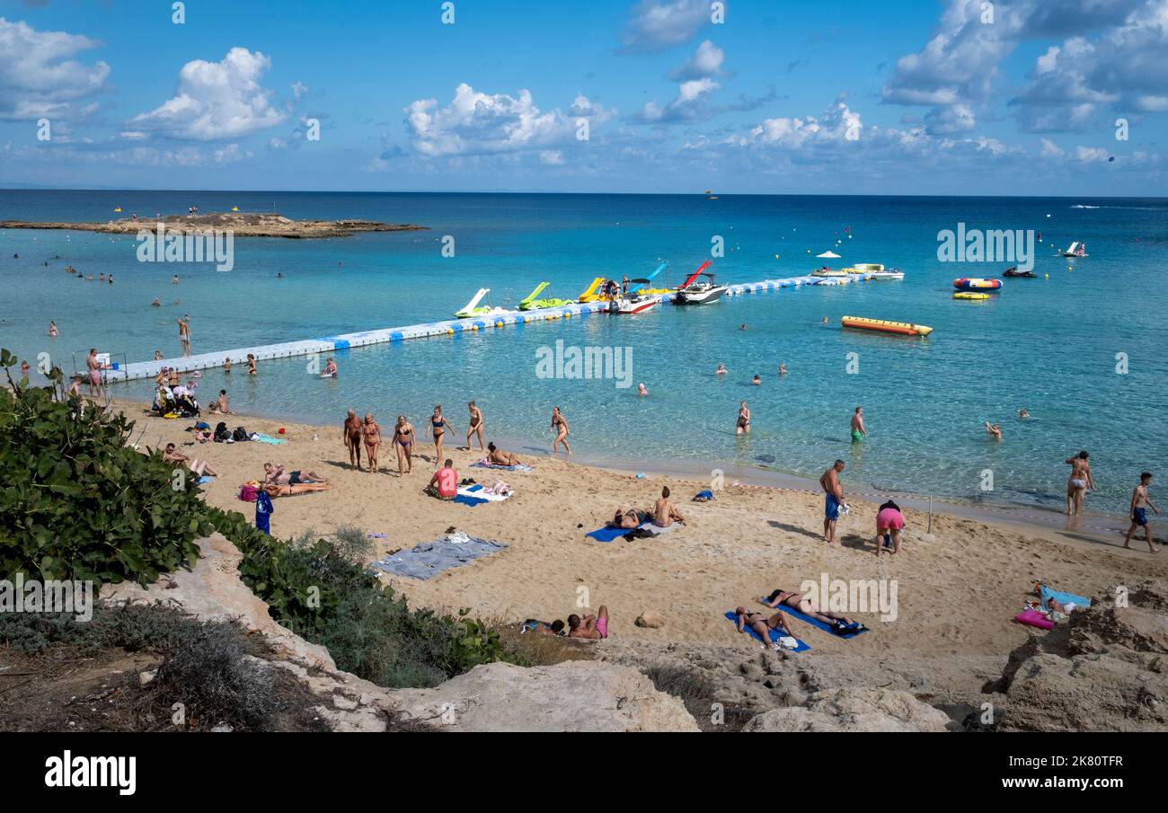 Fig Tree Bay beach, Protaras, Cyprus Stock Photo - Alamy Fig Tree Bay beach, Protaras, Cyprus Stock Photo - Alamy
