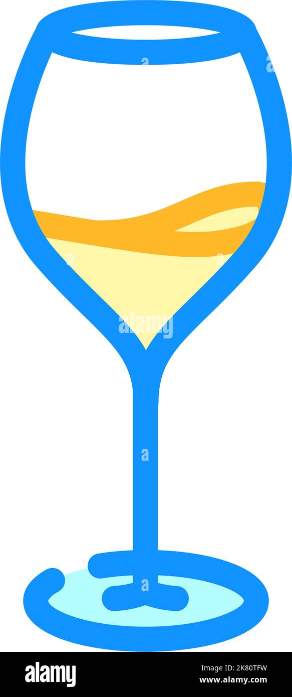 transparent wine glass color icon vector illustration Stock Vector ...