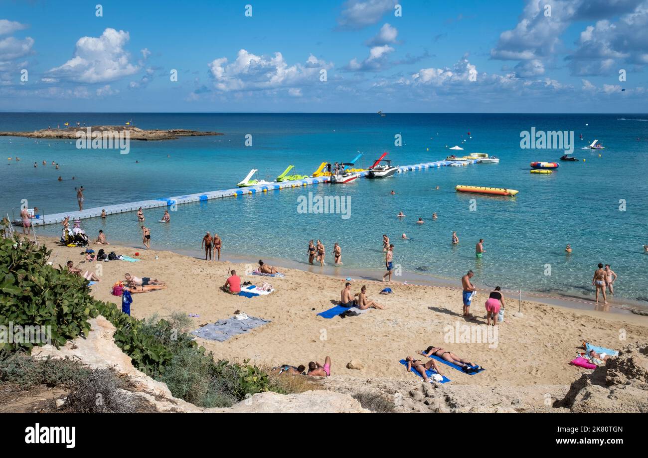 Fig Tree Bay beach, Protaras, Cyprus Stock Photo - Alamy Fig Tree Bay beach, Protaras, Cyprus Stock Photo - Alamy