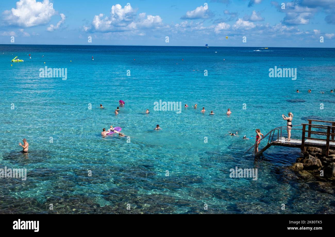 Fig Tree Bay beach, Protaras, Cyprus Stock Photo - Alamy