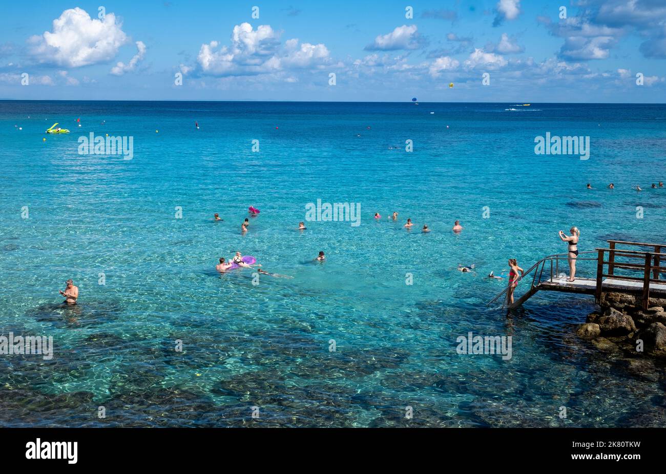 Fig Tree Bay beach, Protaras, Cyprus Stock Photo - Alamy