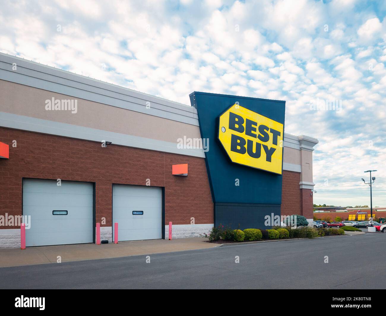 New Hartford, New York - Oct 1, 2022: Landscape Wide View of Best Buy ...