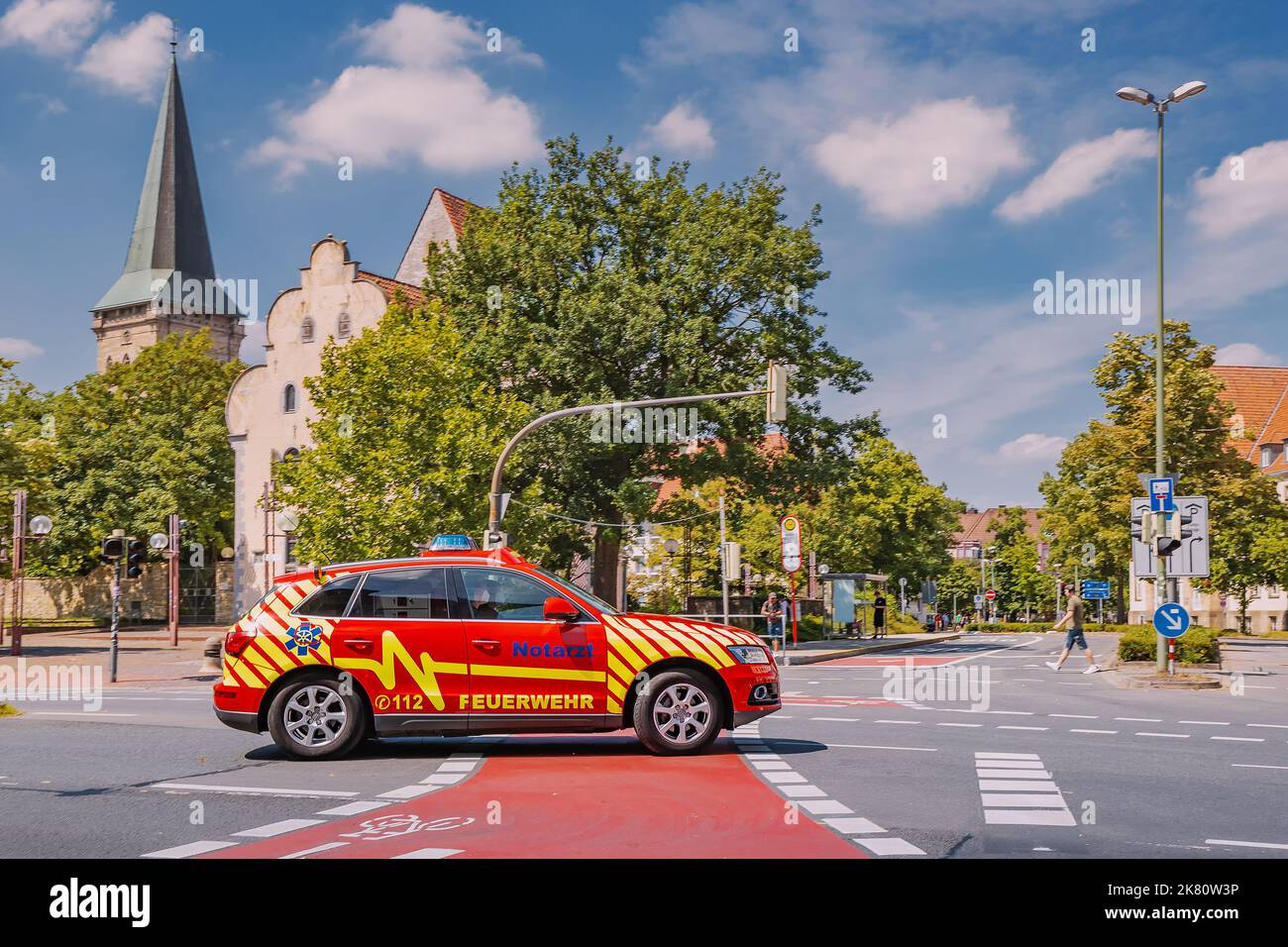 24 July 2022, Osnabruck, Germany: The passenger car of the united ...