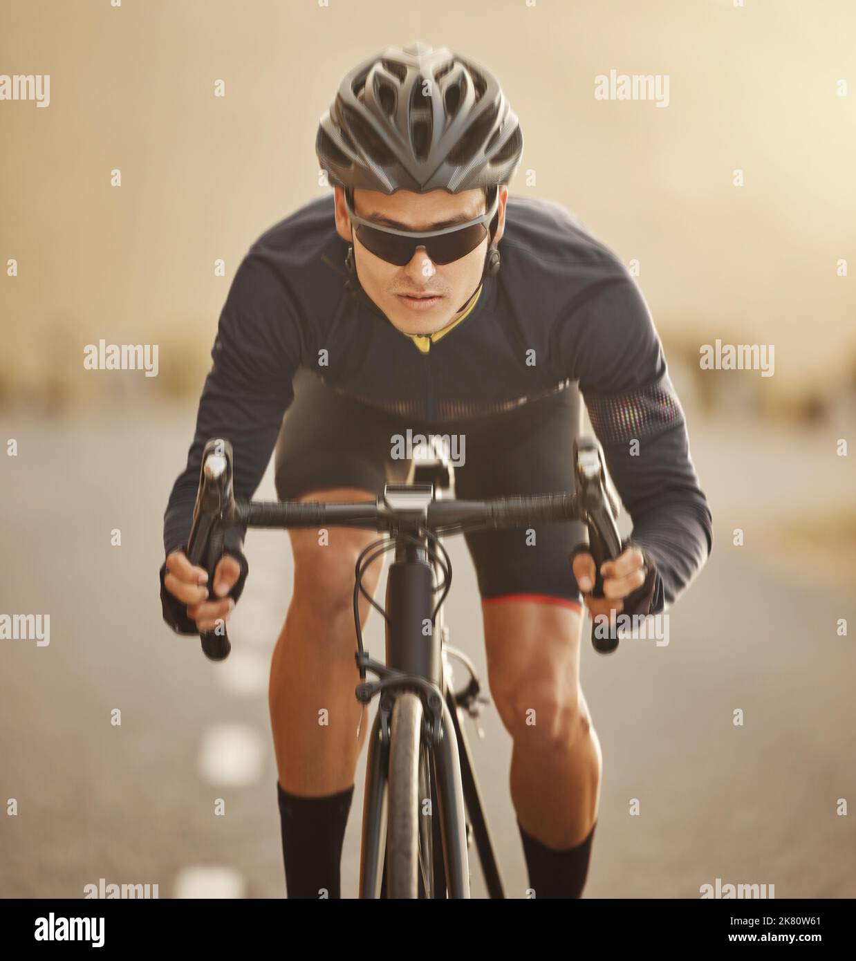 Cyclist canada highway hi-res stock photography and images - Alamy