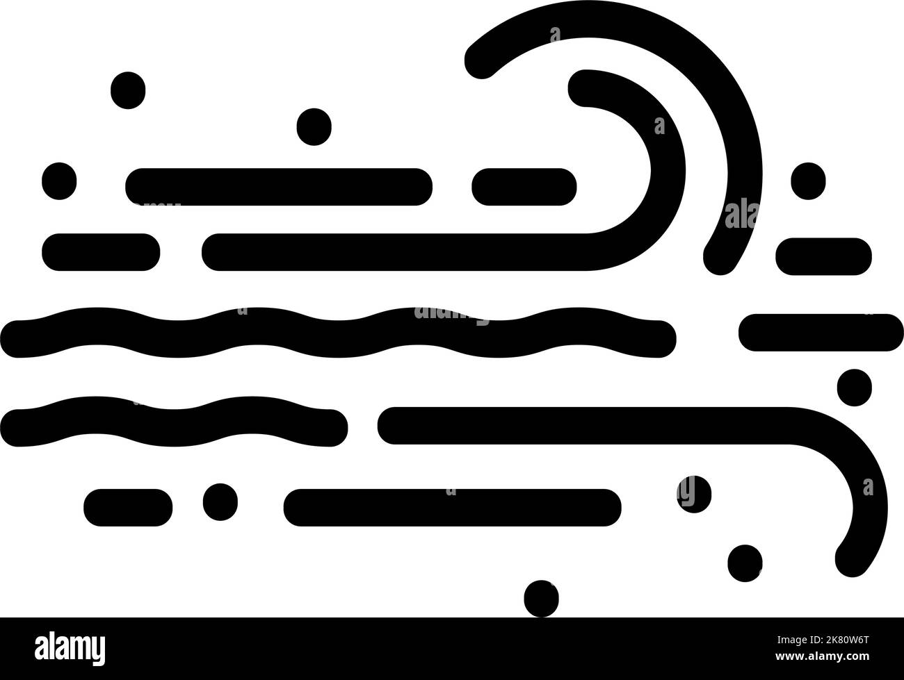 stream air line icon vector illustration Stock Vector Image & Art - Alamy