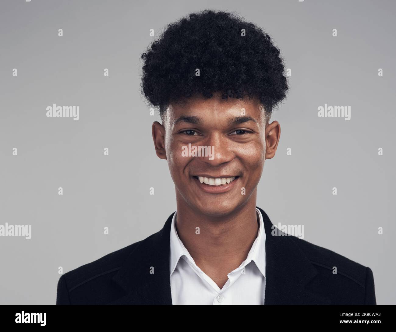 A positive outcome comes from a positive mindset. Studio portrait of a ...